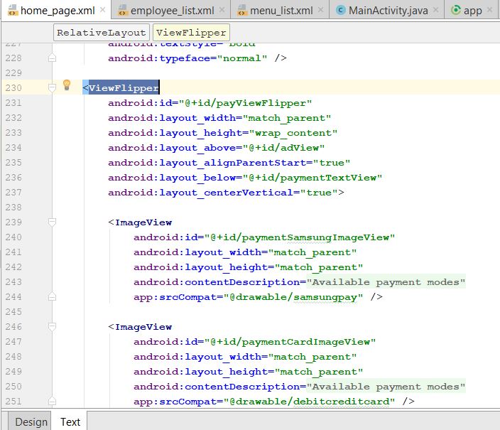 View Flipper Implementation – Why Surf Swim